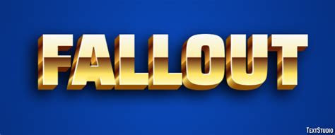 Fallout Text Effect And Logo Design Videogame