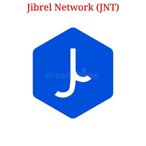 Logotipo De La Red Jnt De Jibrel Del Vector Ilustración Del Vector