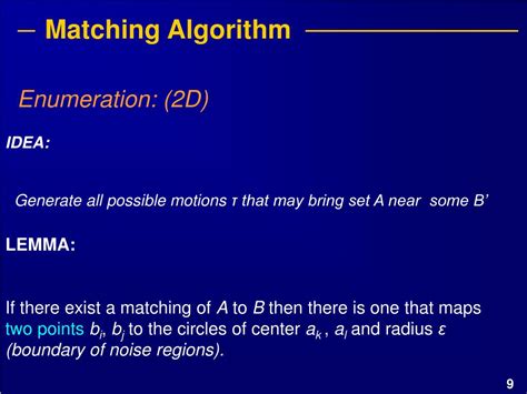 Ppt Colored Point Set Matching Under Rigid Motion In 3d Powerpoint