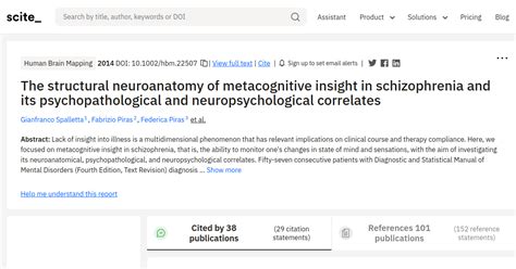 the structural neuroanatomy of metacognitive insight in schizophrenia