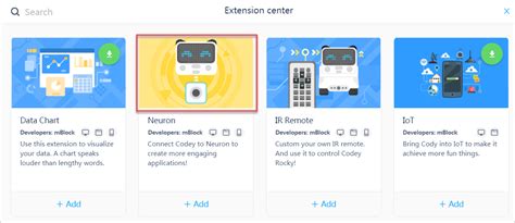 configuration — add an extension makeblock help center