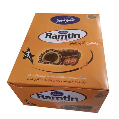 قیمت و خرید ویفر شکلات سوپر رامتین کاپوچینو شونیز 30 گرم بسته 24 عددی