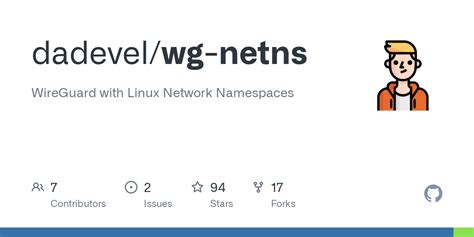 Github Dadevelwg Netns Wireguard With Linux Network Namespaces