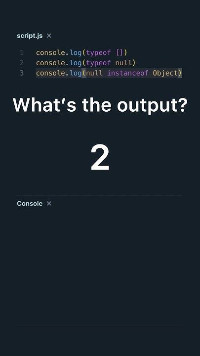 Javascript Do You Know The Difference Between Typeof And Instanceof Youtube