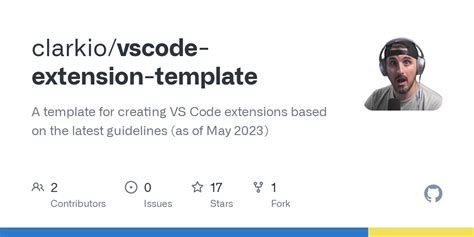 Github Clarkio Vscode Extension Template A Template For Creating Vs Code Extensions Based On
