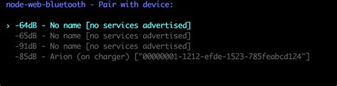Node Web Bluetooth Npm