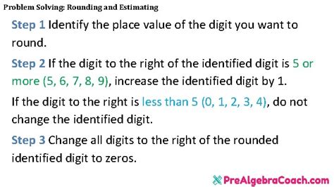 problem solving rounding and estimating unit 1 lesson