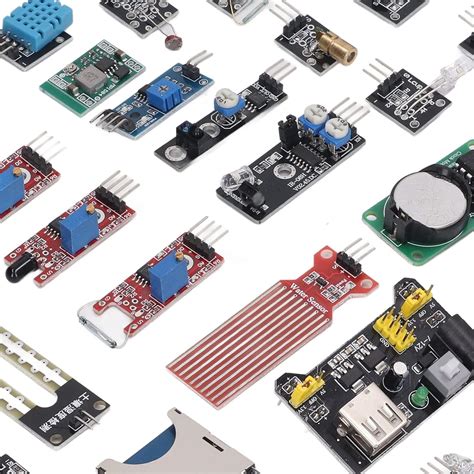 Juego De 45 Módulos De Detección Módulo De Sensor De 240 Mah Kit De