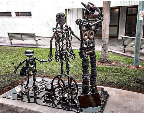 A Renewed Cultural Storm Of Metal Art Sculpture Using 100 Recycled Materials