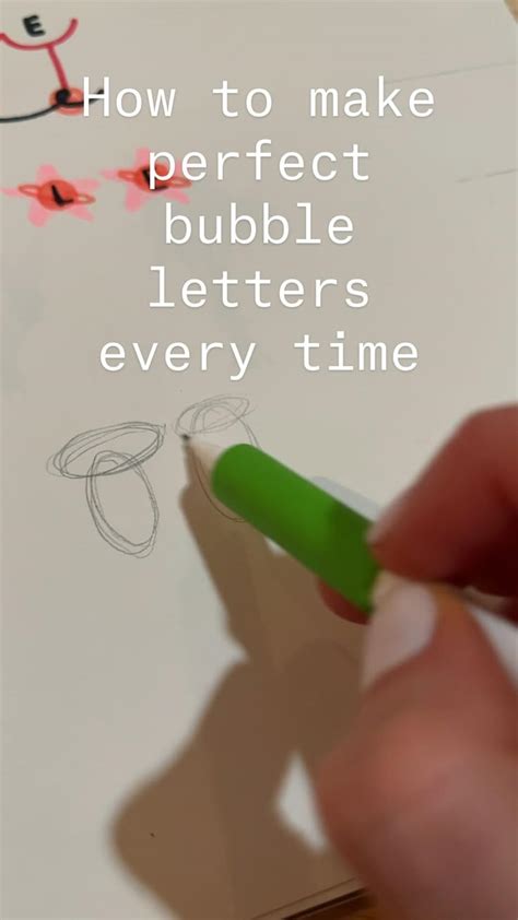 How To Make Perfect Bubble Letters Every Time The Fastest Way To Bubble Letter Lettering