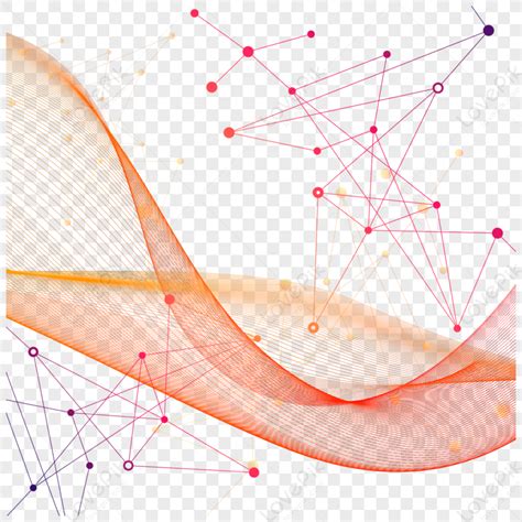 Abstract Dynamic Wave Flow Gradient Technology Lines Wave Current Line