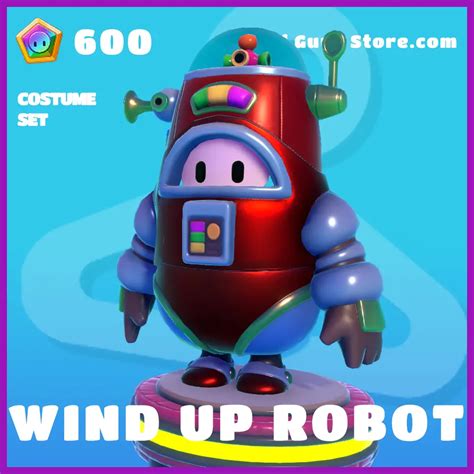 Wind Up Robot Costume Skin In Fall Guys