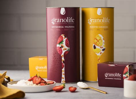 Granolife packaging on Behance
