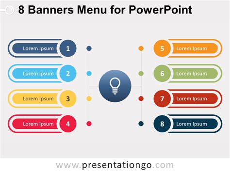 Menu Template Powerpoint