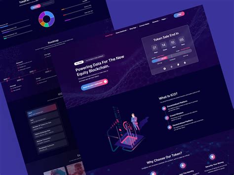 blockchain react js nft website react website design behance