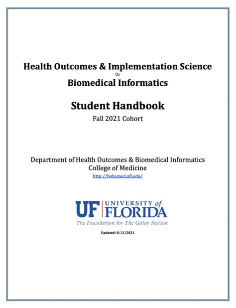M S In Medical Sciences Biomedical Informatics Health Outcomes And Biomedical Informatics
