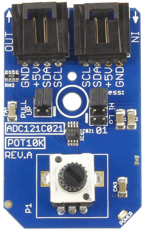Adc121 Potentiometer Input I2c Mini Module