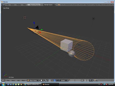 Objects Collision Throught The Camera Game Engine Support And Discussion Blender Artists