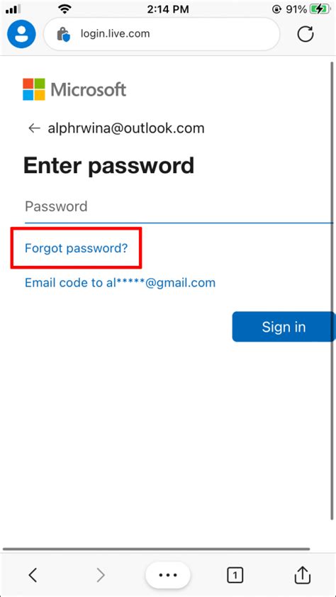 How To Reset And Change Your Microsoft Password