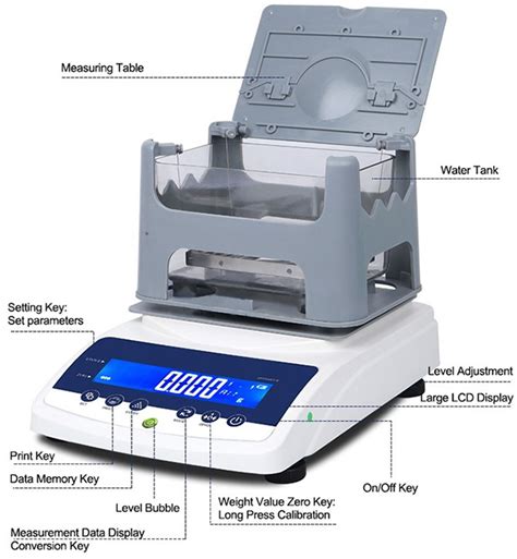 Benchtop Solid Density Meter For Glassrubberfoam 0001gcm³