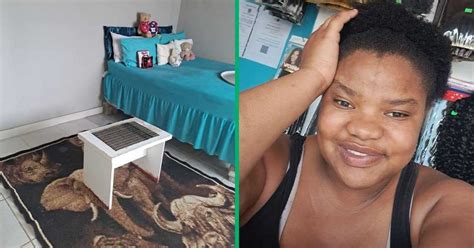20 Year Old Lady Transforms 1 Room Into A Home Mzansi Impressed By Her