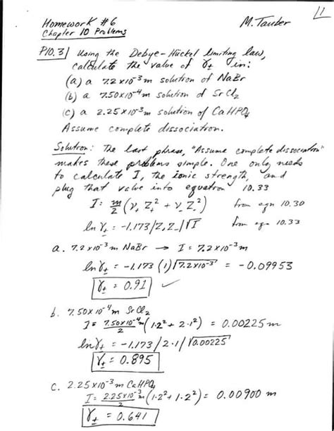 Solutions Homework 6 Chapter 10 Pdf