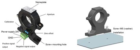 AHKC EKA Split Core Hall Effect Current Transducer Buy Ac Dc Hall Effect Sensor Hall Current