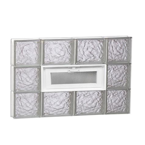 Clearly Secure 27 In X 1725 In X 3125 In Frameless Ice Pattern