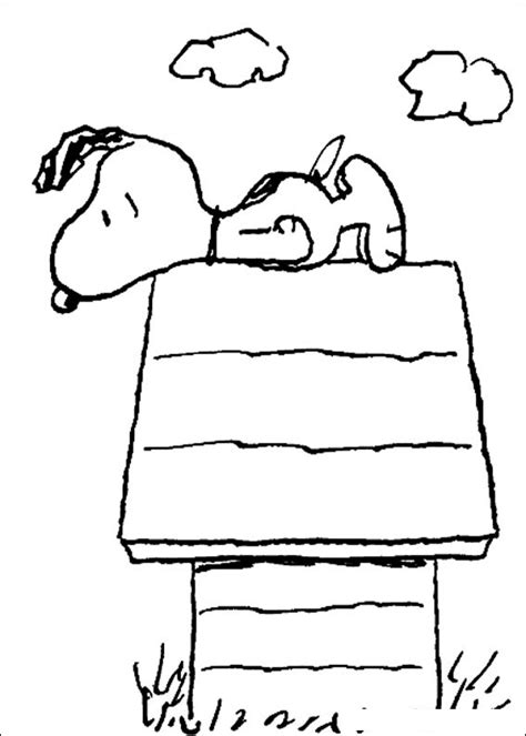 Dibujos De Snoopy Imprimir Para Colorear