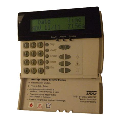 Dsc LCD Z Alarm Keypad Manuals