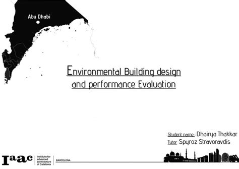 Environmental Building Design And Performance Evaluation Iaac Blog