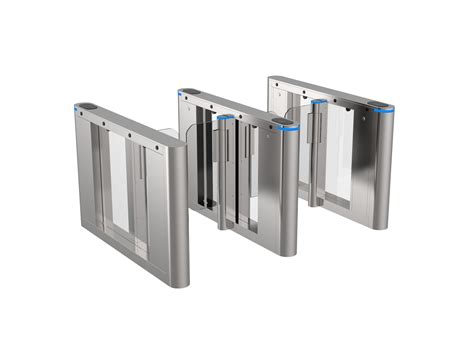 Supermarket Entrance Automatic Security Swing Barrier Rfid Reader Access Control System Speed