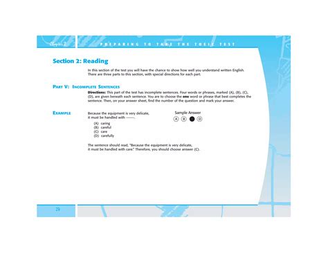 Toeic Exam Sample Pdf