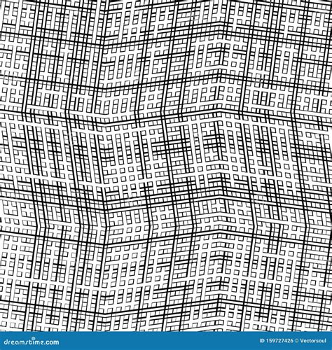 Abstract Geometric Mesh Grid Pattern Of Interweaved Interlocking Lines Stripes Cellular