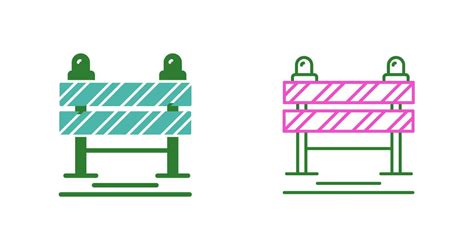 Road Blockade Vector Icon 34694669 Vector Art At Vecteezy