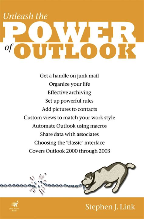 Power Outlook Unleash The Power Of Outlook 2003 On Office Series