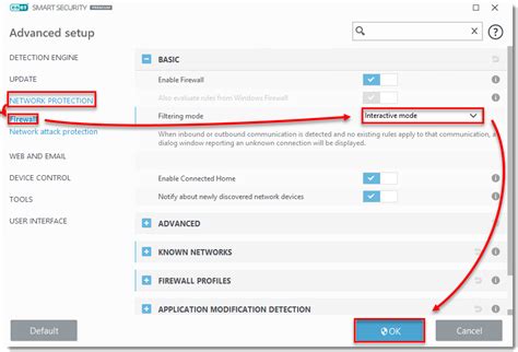 KB Create A Firewall Exclusion Using Interactive Mode In ESET Windows Home Products