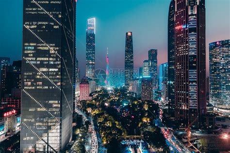 广州CBD商业中心夜景摄影图片高清图片下载 正版图片501589362 摄图网