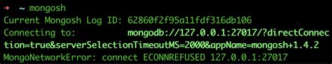 Mongodb Cant Open Mongo Shell In Terminal Or When Trying To Start