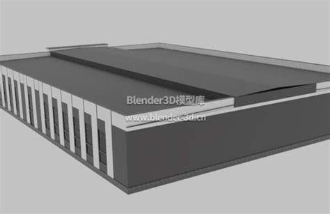 Blender 体育馆大楼3d模型素材资源免费下载 Blender3d模型库