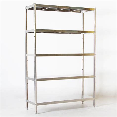 Shelf ชั้นวางของสแตนเลส 5ชั้น แสตนเลส เกรด 201 44x120x180cm Shopee Thailand