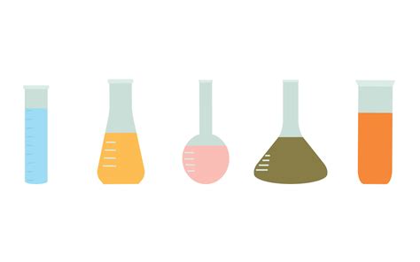 Set Lab Flask Icon Vector Illustration 13509269 Vector Art At Vecteezy