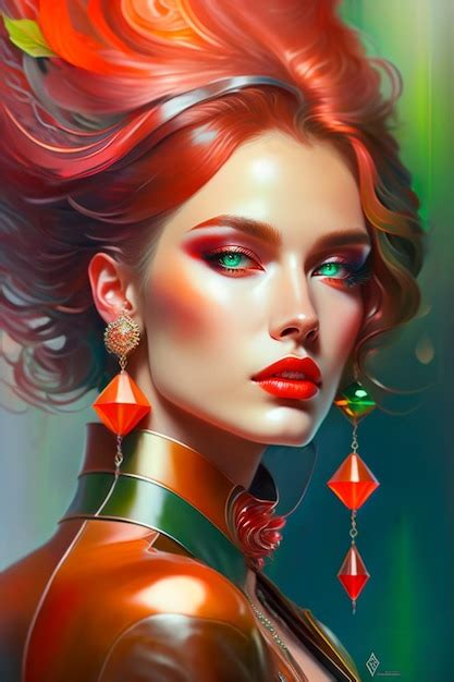 Premium Ai Image Forest Girl