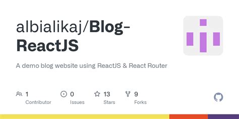github albialikaj blog reactjs a demo blog website using reactjs and react router