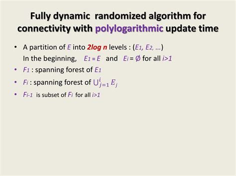 Ppt Dynamic Graph Algorithms I Powerpoint Presentation Free