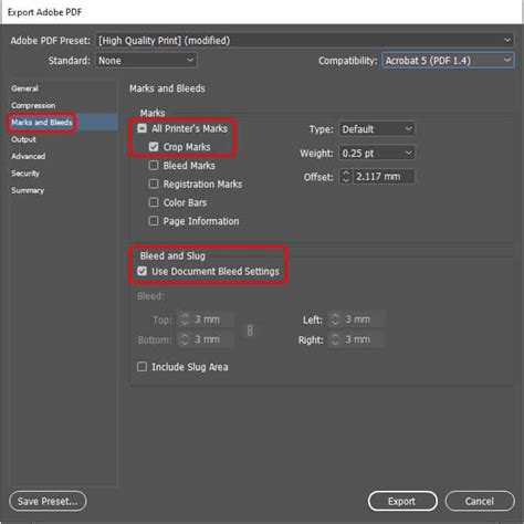 How To Export To PDF Indesign 5 Q Print Group