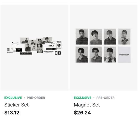 Merch Bts Monochrome Merch — Us Bts Army