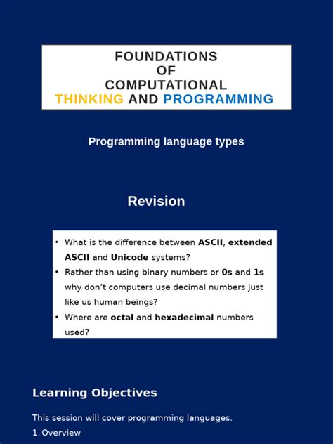 13 Programming Languages Types Pdf Programming Language Computer Programming