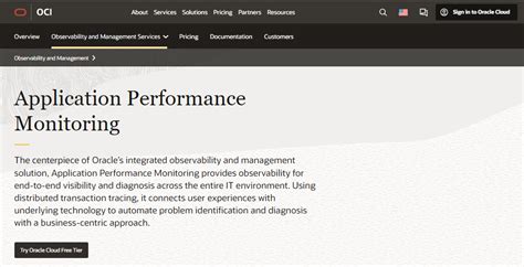 Oracle Application Performance Monitoring Reviews May 2025 Pricing
