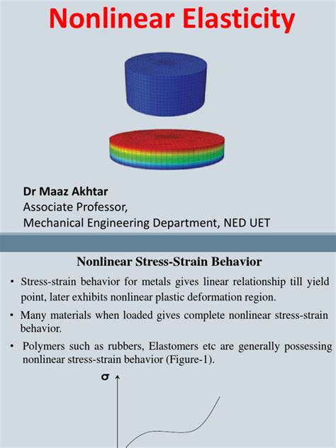 Nonlinear Elasticity Pdf Deformation Engineering Elasticity Physics